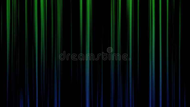 Abstract Background Green Gradient 3d Render. Movement of Lines with ...