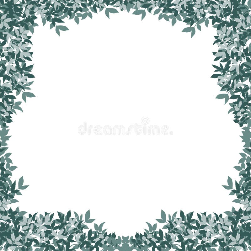 Abstract Background with Green Leaves. Stock Vector - Illustration of ...