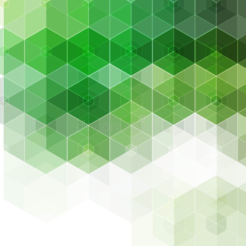 Abstract Background. Green Polygons. Hexagons - Vektorgrafik. Eps 10 ...