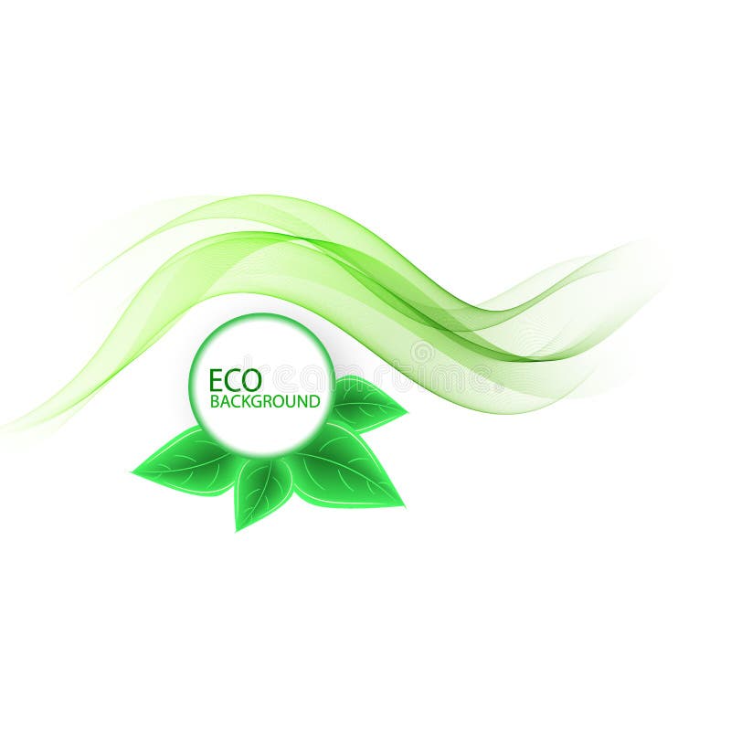 Eco green abstract banner stock vector. Illustration of concept - 18277839