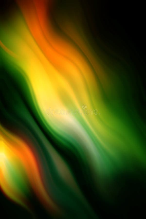 Abstract Background in Green, Yellow and Orange Colors Stock ...