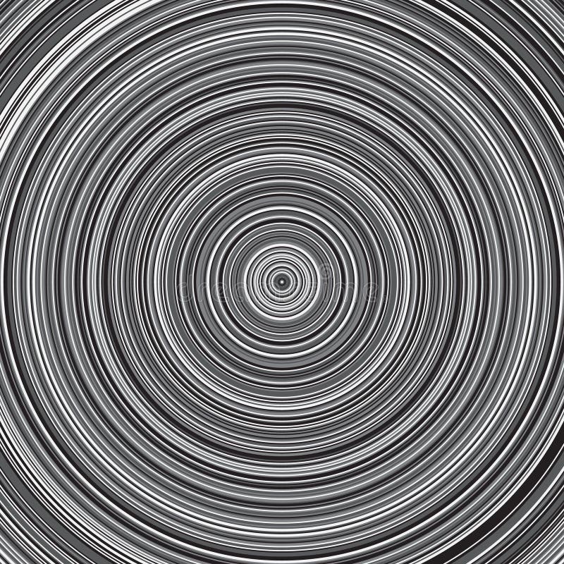Abstract Background with Grey Rings. Concentric Circles Like Tree Cut ...