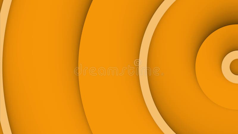 Looping Background Animation with Orange Concentric Circles Moving from ...