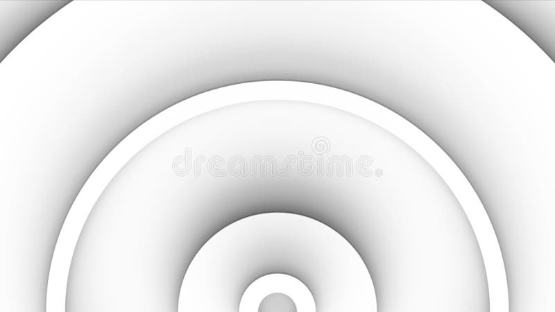 White Circles Motion Background Seamless Loop Stock Footage - Video of ...