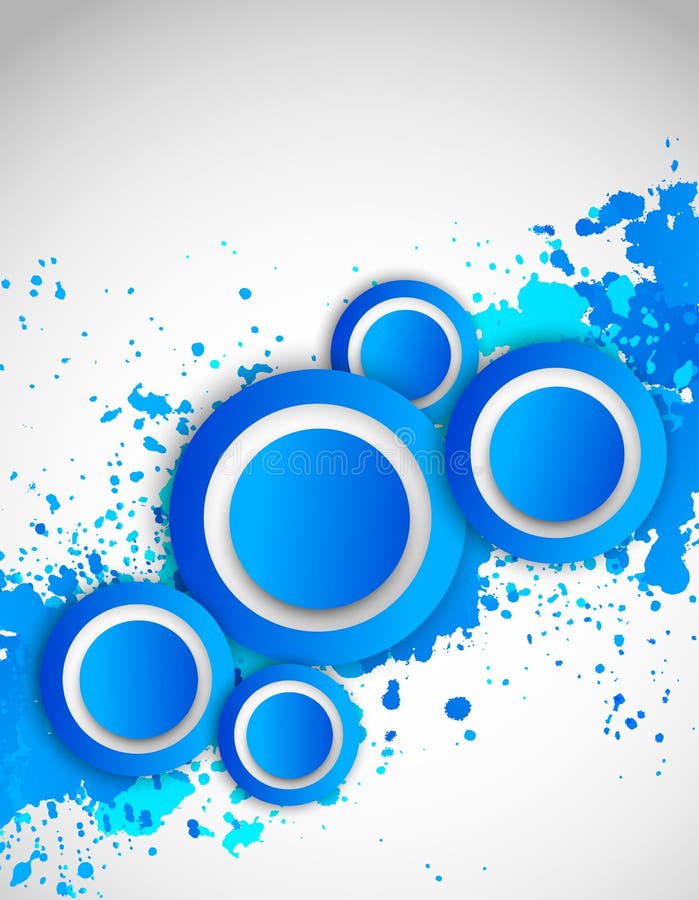 Abstract Grunge Circles. Education Background Stock Vector ...