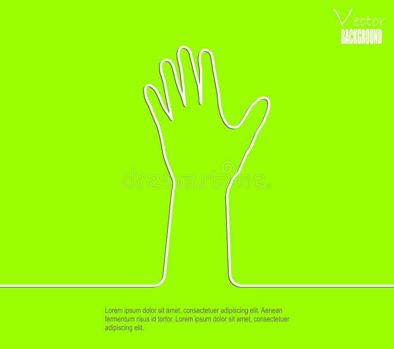 Abstract background hand stock illustration. Illustration of design ...