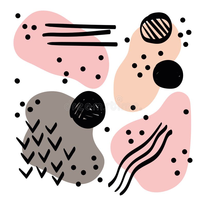 Shapes Objects Set for Kids. Basic Geometric Shapes Elements Collection ...