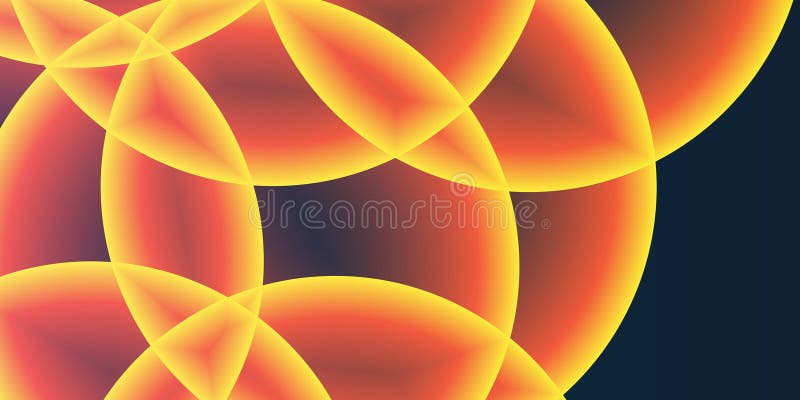 Abstract Background, Header or Banner Design with Large Orange, Red and ...