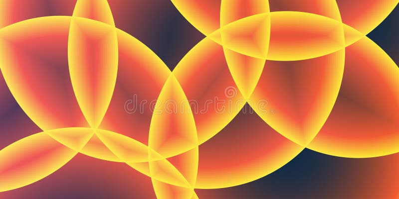 Abstract Background, Header or Banner Design with Large Orange, Red and ...