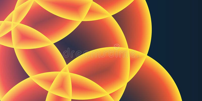 Abstract Background, Header or Banner Design with Large Orange, Red and ...
