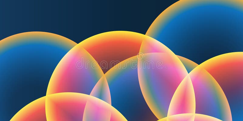 Abstract Background, Header or Banner Design with Large Red, Orange ...