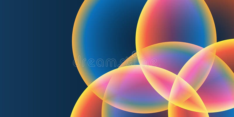 Abstract Background, Header or Banner Design with Large Red, Orange ...