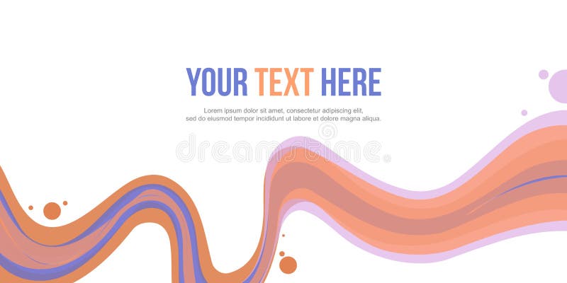 Abstract Background Header Wave Collection Stock Vector - Illustration ...