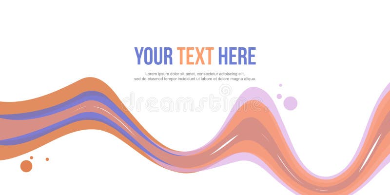 Abstract Background Header Wave Style Design Collection Stock Vector ...