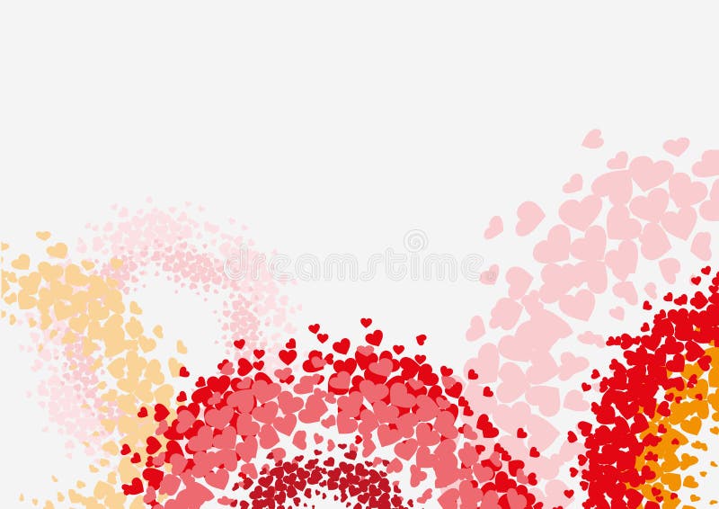 Abstract Background with Heart Shape Stock Vector - Illustration of ...