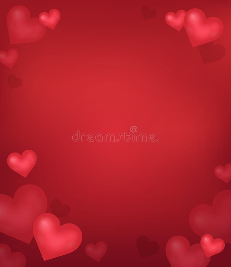 Abstract Background With Heart Theme 4 Stock Vector - Illustration of ...