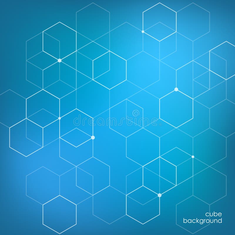 Abstract Background Hexagon Gradient Stock Vector - Illustration of ...