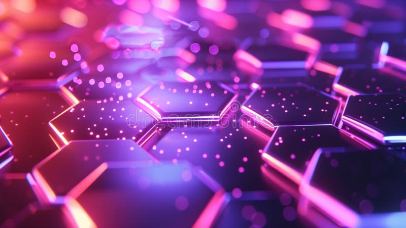 Wallpaper Background Hexagon Glow Glowing Hexagon Background,