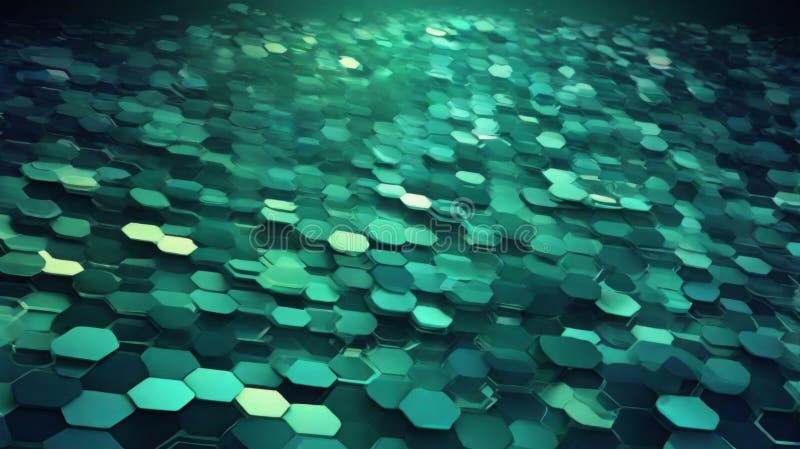 Abstract Background with a Hexagonal Grid Pattern, Symbolizing Data Storage and Transfer Stock ...
