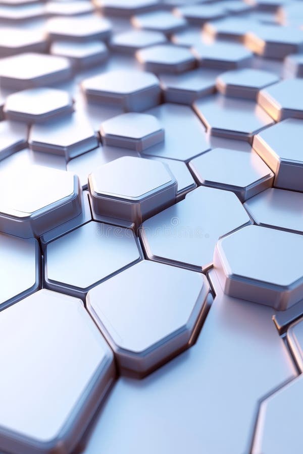 Abstract Background of Honeycomb Pattern with Subtle Blue and Gray ...