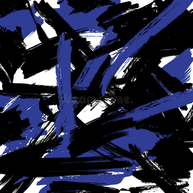 Abstract Background with Horizontal Brush Strokes. Stock Vector ...