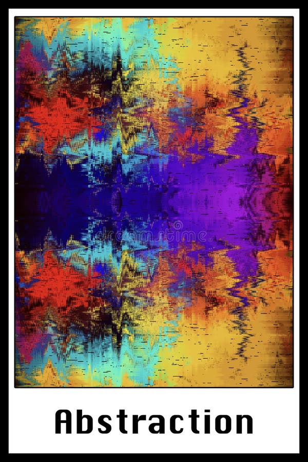 Abstract Background in Ikat Technique. for Use on Materials, in ...