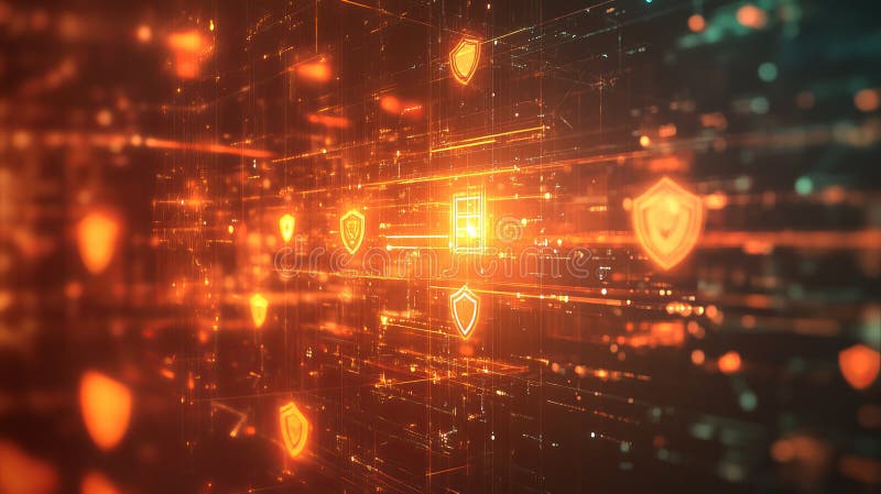 Abstract Background Illustrating Data Security in IoT Systems Stock ...