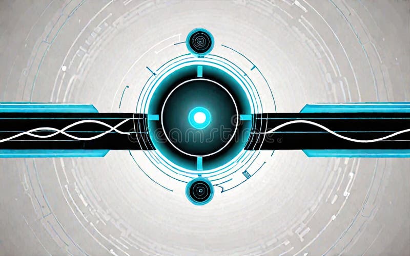 New Future Technology Concept Abstract Background Vector Illustration Stock Vector ...