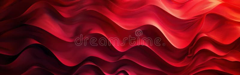 Organic Waves: Dark Red Gradient Texture with Overlapping Paper Layers ...