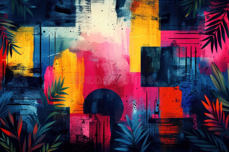 An Abstract Background Illustration of Maximalism in the Cluttercore ...
