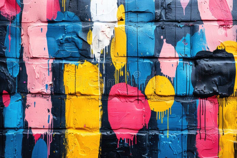 Abstract Background Illustration of Maximalism in the Cluttercore Trend ...