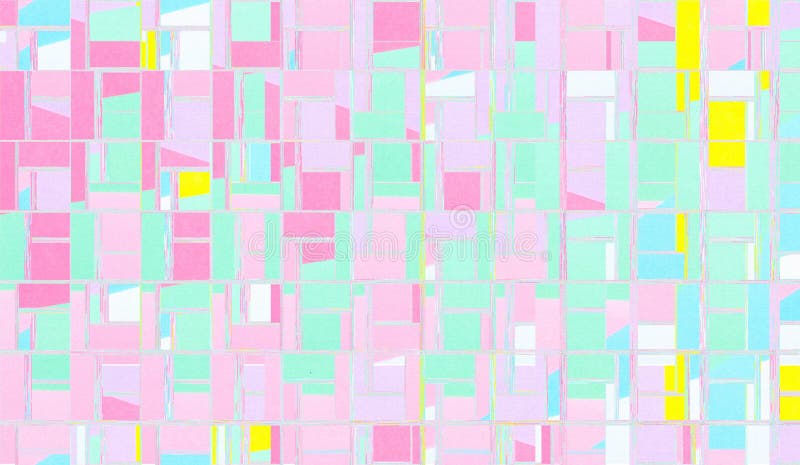 Abstract Background Illustration with Repeated Boxes Pattern Stock ...