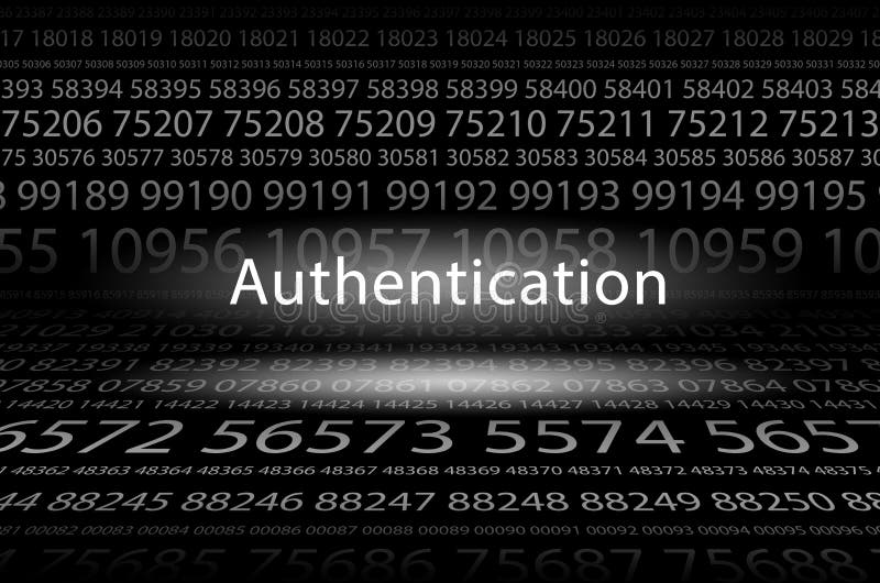 Authentication stock illustration. Illustration of mathematical - 120723399