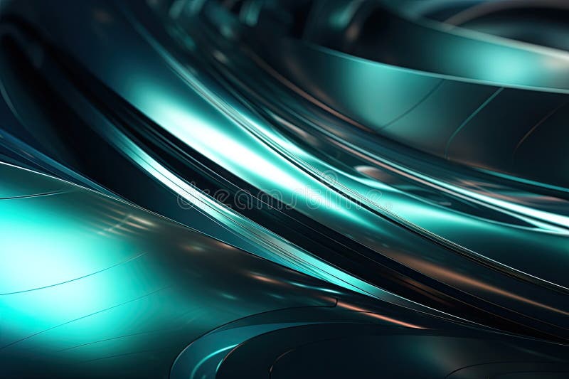 Abstract Background Image with a Futuristic Feel, Featuring Metallic ...