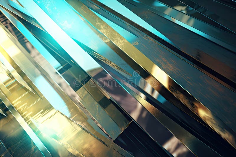 Abstract Background Image with a Futuristic Feel, Featuring Metallic ...