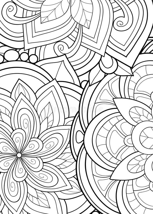 An Abstract Background Image,line Art Illustration for Relaxing Stock ...