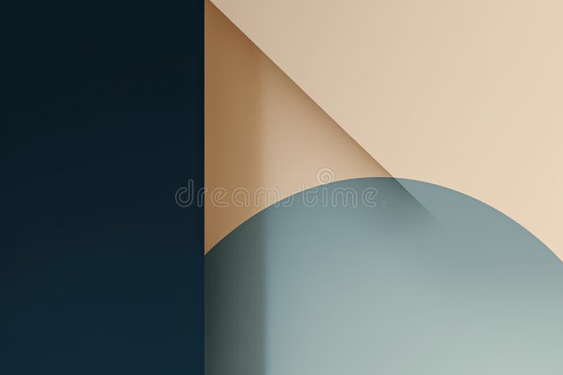 Abstract Background Image With A Minimalist Approach Using Simple Shapes And A Monochromatic
