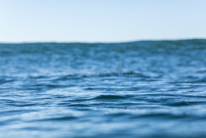 Ocean surface at nightfall stock photo. Image of wallpaper - 177357770