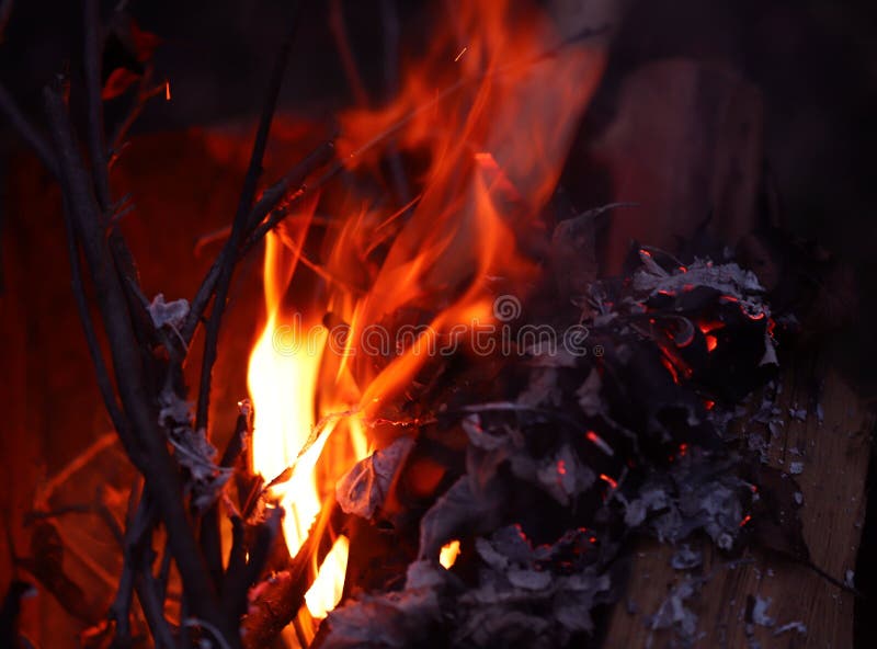 Abstract Background Image of Red Fire. Stock Photo - Image of blurred ...