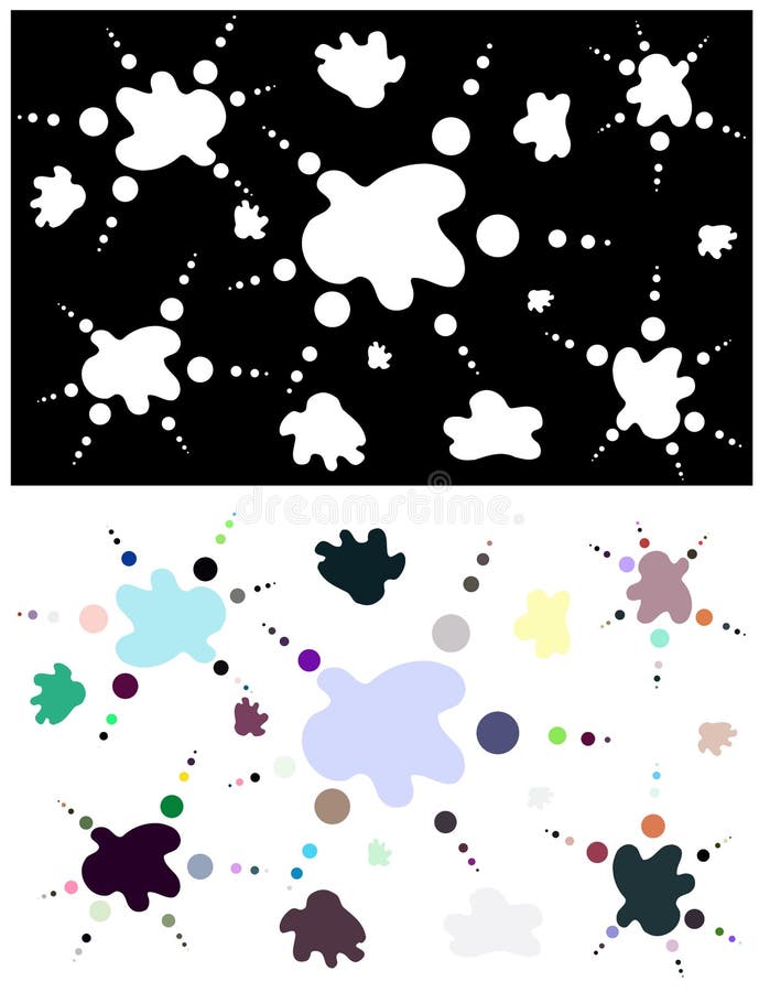 Abstract Background with Spots Stock Illustration - Illustration of ...