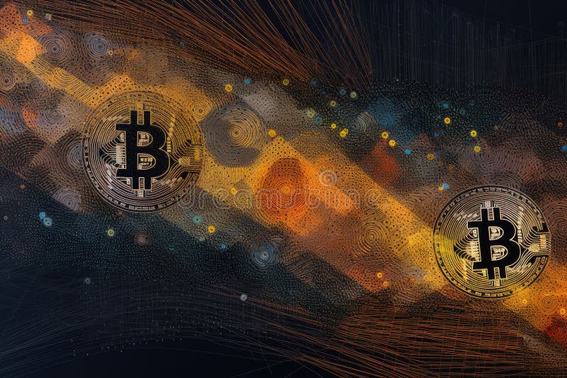 An Abstract Background Image that Represents the Bitcoin Complexity of ...