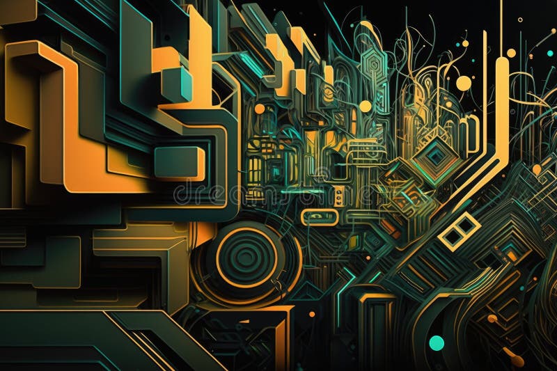 An Abstract Background Image that Represents the Complexity of the ...