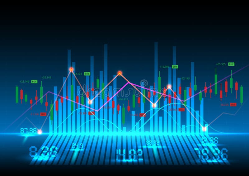 Abstract Background Image Showing Stock Market Business Graph Stock ...