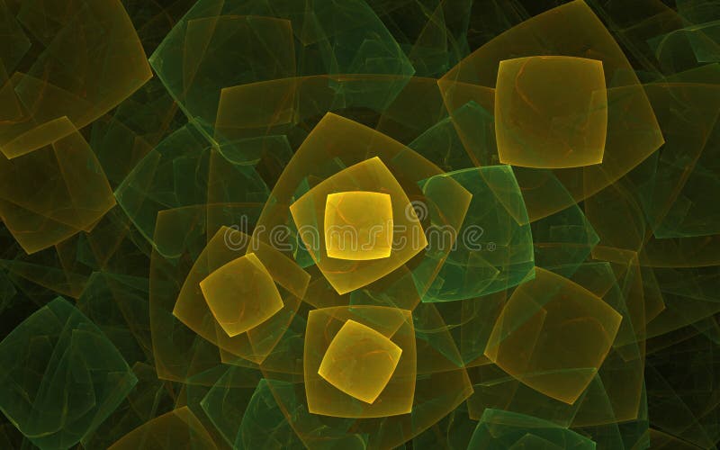 Abstract Background Image with Squares of Yellow and Green Colors of ...