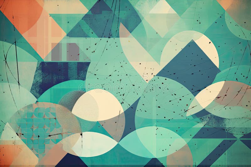 Abstract Background Image Using a Combination of Geometric and Organic ...