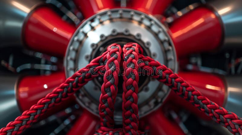 Abstract Background: an Incredible Combination of an Airplane Engine ...