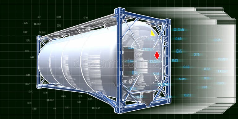 Iso Tank Stock Illustrations – 88 Iso Tank Stock Illustrations, Vectors ...