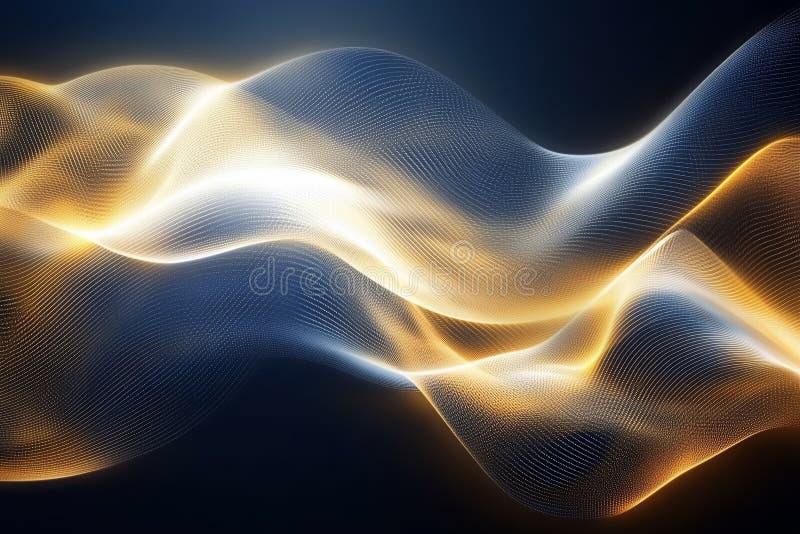 AI Image of Abstract Background for Innovative Programs with Golden and ...
