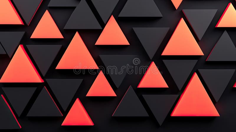 Abstract Geometric Triangle Pattern Background Stock Illustration ...