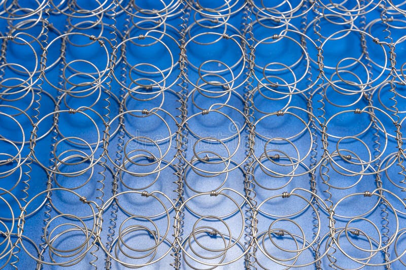 Abstract Background of Silver Disks Suspended on Strings. Sparkling ...